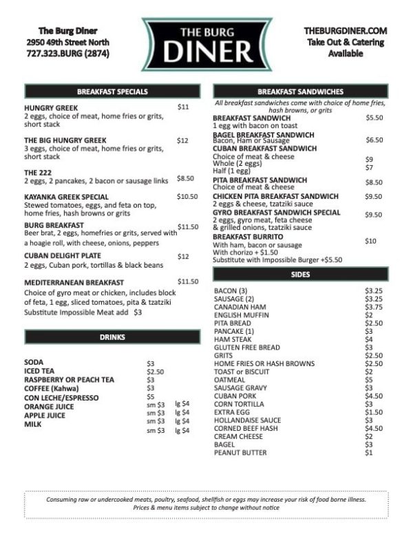 Home - The Burg Diner