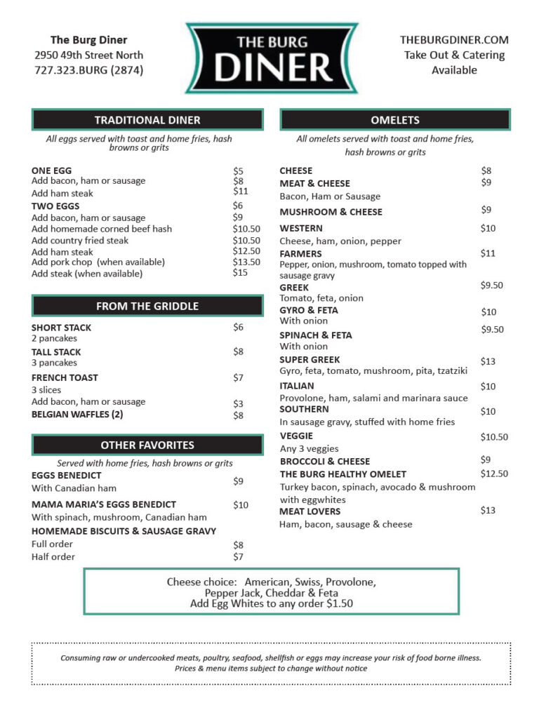 Home - The Burg Diner